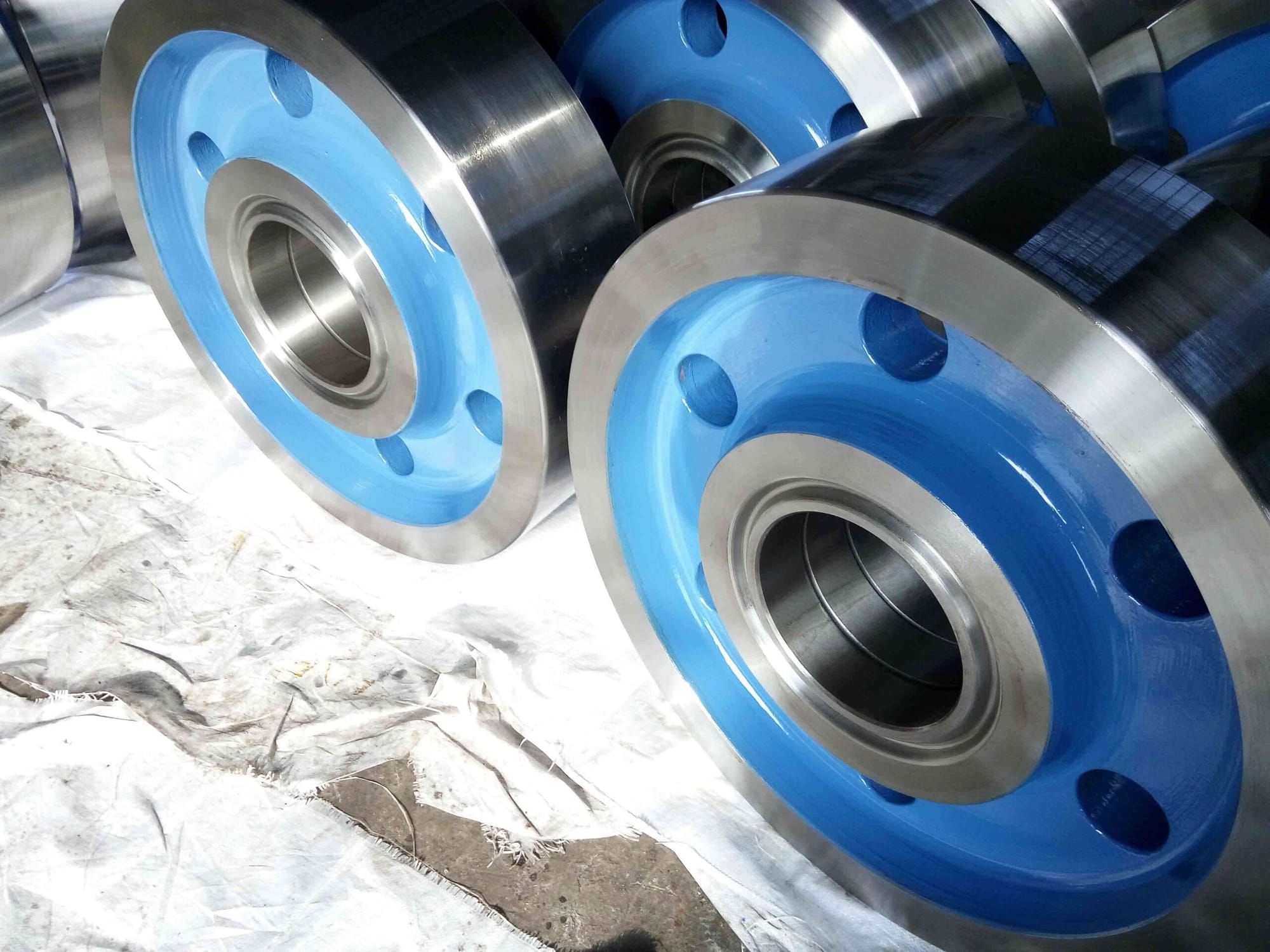 15sets Ø850mm Crane Wheels For Sale To Singapore | DGCRANE Wheel